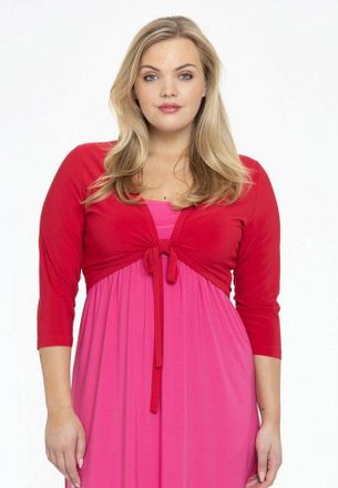 Yoek Cardigan Damen Bolero Gro&szlig;e Gr&ouml;&szlig;en