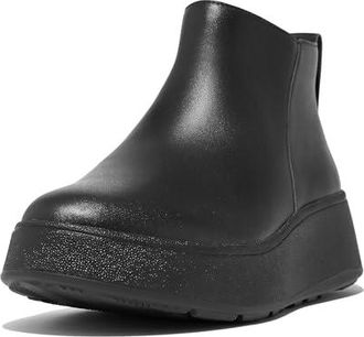 FitFlop Womens F-Mode Leather Ankle Boot, Noir, 41 EU