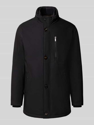 Bugatti Jacke mit Stehkragen und Rei&szlig;verschlusstaschen
