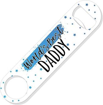 Tongue in Peach BB3 Flaschenöffner für Papa, Worlds Best Daddy, Barklinge, Hausbar, Kneipe für Vater, Ehemann, Freund, Strumpffüller vom Kindervater