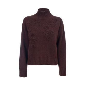 Ermanno Scervino Damen, Strickwaren, Braun, MGr&ouml;&szlig;e