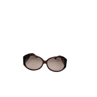 Saint Laurent Lunettes de soleil en plastique Pre-owned - Femme - Pre-owned - Brun - Taille: ONE Size