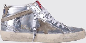 Golden Goose Baskets Mid-Star en cuir et daim avec effet us&eacute;