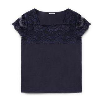 Fiorella Rubino Damen, Oberteile, Blau, XLGr&ouml;&szlig;e