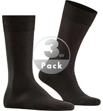 Falke Herren Socken braun Baumwolle unifarben