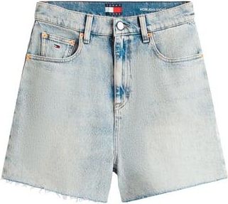 Tommy Hilfiger Bermuda droit en denim de coton m&eacute;lang&eacute;
