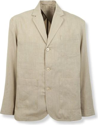 Jacquemus Homme, Vestes, Beige, Taille: S Giacca Pastro