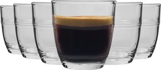 Duralex Gigogne Shot Glas Espresso Becher - 90ml Trinkgläser - Pack Von 12