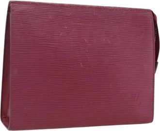 Louis Vuitton Pre-owned Pochette en cuir Epi - Femme - Pre-owned - Rouge - Taille: ONE Size