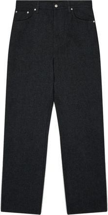 Dries Van Noten Femme, Pantalons, Gris, Taille: W32 Pantalon Droit