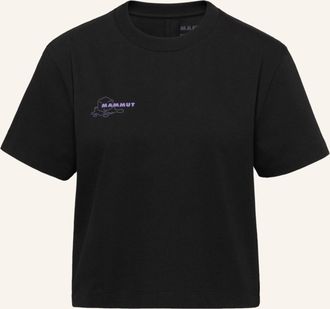 Mammut Mammut Mammut Base Cropped T-Shirt Women Glacier schwarz