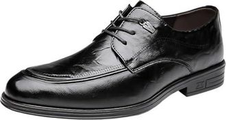 Generic Chaussures habill&eacute;es Oxford Noires Classiques for Hommes, en Cuir, for Costumes daffaires et smokings Formels, Semelle Caoutchouc antid&eacute;rapante &eacute;l&eacute;gan