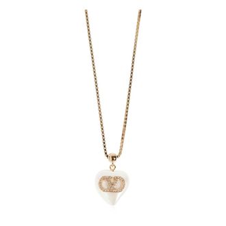 Valentino Garavani Halskette mit Anh&auml;nger - - Accessories - Damen - Gelb - ONE SIZE