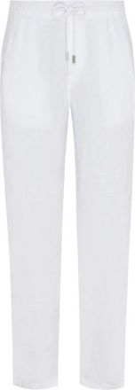Vilebrequin Homme, Pantalons, Blanc, Taille: L Pantalon en Lin Pacha