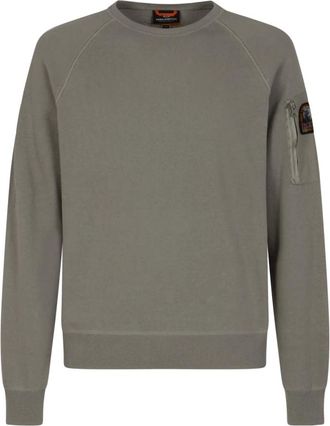 Parajumpers Homme, Sweatshirts et sweats &agrave; capuche, Vert, Taille: XL Barr Crew Neck Sweater