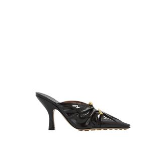 Bottega Veneta Femme, Chaussures, Noir, Taille: 37 EU Mules &agrave; Talons Bunnie