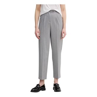 Benetton Stoffhose mit B&uuml;gelfalte - - Trousers - Damen - Grau - XS