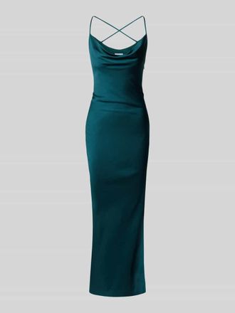 Jake*s Maxikleid mit Wasserfall-Ausschnitt