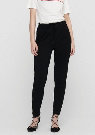 Only Jogger Pants ONLPOPTRASH - Joggerhose mit Tunnelzugbund und Stretch casual, Milano Rib, regular fit, Viskosemischung
