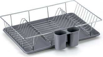 MSV Abtropfgestell Sakura Geschirrabtropfgestell, Abtropfgitter, Geschirr Abtropfkorb, Abtropfst&auml;nder, Abtropfschale, Geschirrabtropfst&auml;nder, Geschirrabtr