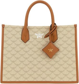 MCM Mcm, Femme, Sacs, Beige, Taille: ONE Size Borsa