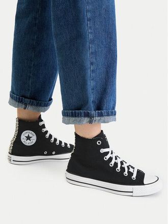 Converse Sneakers aus Stoff Chuck Taylor All Star Leopard A14940C Schwarz