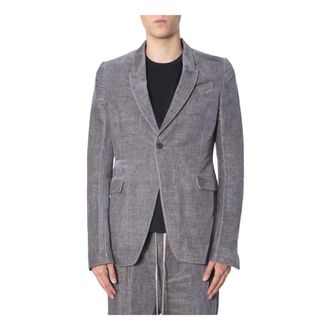 Rick Owens Herren, Jacken, Grau, LGr&ouml;&szlig;e