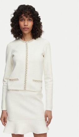 Guess Strickjacke W6RR42 Z4422 &Eacute;cru Regular Fit