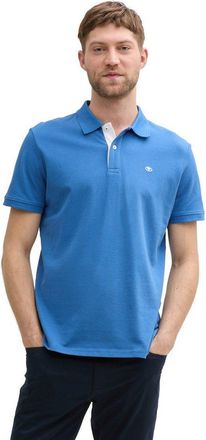 Tom Tailor Poloshirt mit farblich hervorgehobener Knopfleiste