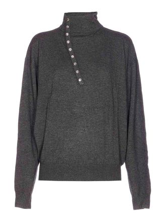 Isabel Marant Pull Col Rond - Gris