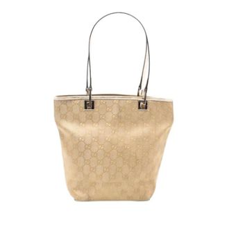 Gucci Sac cabas en toile Pre-owned - Femme - Pre-owned - Beige - Taille: ONE Size