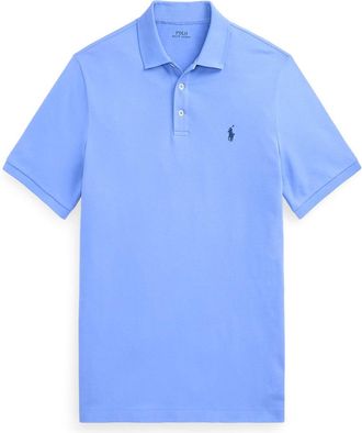 Ralph Lauren Piqu&eacute;-Poloshirt mit kleiner Pony-Stickerei, Custom Slim Fit in