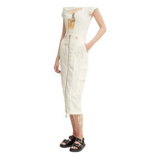 Guess Casey Rock - - Skirts - Damen - Beige - W29
