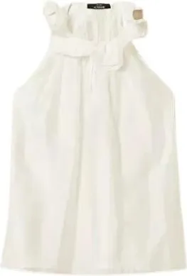 Twinset Femme, Tops, Blanc, Taille: 40 FR Voile Top with Ruffles
