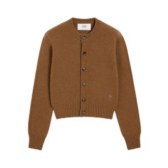 Ami Ami de Coeur Cardigan - - Knitwear - Damen - Braun - XL