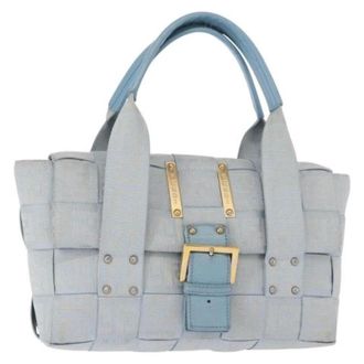 Fendi Sac &agrave; main Pre-owned Vintage en toile - Femme - Pre-owned - Bleu - Taille: ONE Size