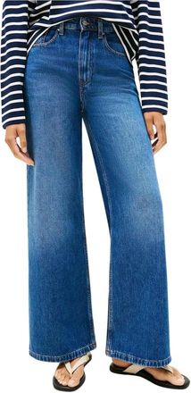 Tommy Hilfiger Femme, Jeans, Bleu, Taille: W27 L34 Jeans en coton avec fermeture &eacute;clair et bouton