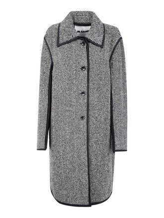 Jil Sander Manteau Long - Gris
