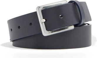 Piquadro Homme, Accessoires, Bleu, Taille: ONE Size Ceinture en cuir avec boucle &agrave; ardillon