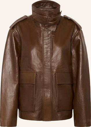 MY ESSENTIAL WARDROBE My Essential Wardrobe Lederjacke Mwdina braun