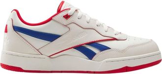 Reebok Unisex BB 4000 II Sneaker,Chalk Vecblu Vecred,40.5 EU