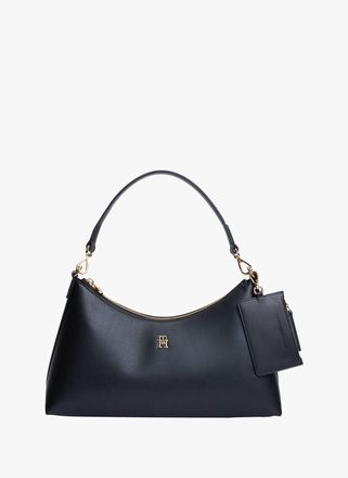 Tommy Hilfiger Sac &agrave; main &agrave; logo m&eacute;tallique dor&eacute;