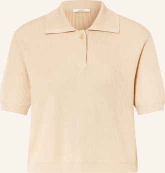 Vince Vince Strick-Poloshirt beige
