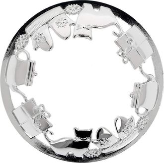 EXCLUSIVE Candle Topper/JAR Topper LID Favorite Things Chrome