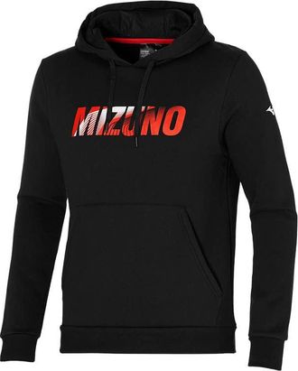 Mizuno Herren Hoodie Kapuzen-Sweatshirt, Schwarz, S