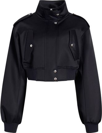 Khaite Kember Jacke aus Satin - Schwarz