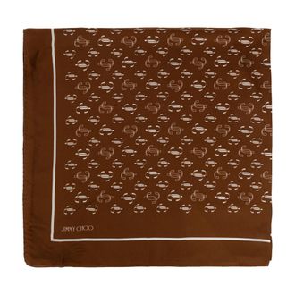 Jimmy Choo London Seidentuch - - Accessories - Damen - Braun - ONE SIZE