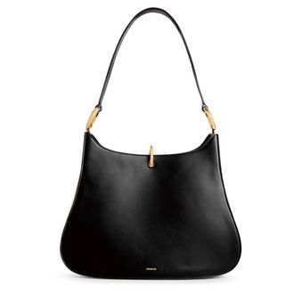 Paco Rabanne Schwarze Ledertasche mit Gold-Details - - Bags - Damen - Schwarzk - ONE SIZE