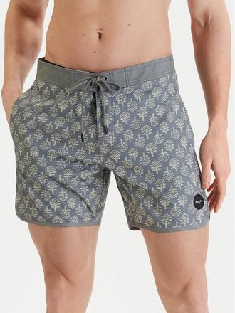 Rvca Badeshorts Freeport M1072RFT Grau Regular Fit