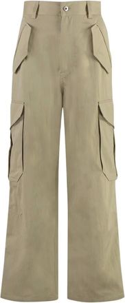 Bottega Veneta Femme, Pantalons, Beige, Taille: 34 FR Wide Pantalons